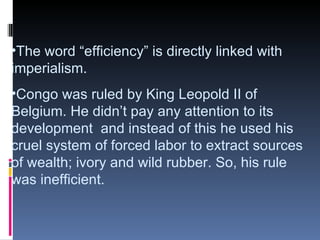 Imperialism | PPT | Fiction | Books and Literature