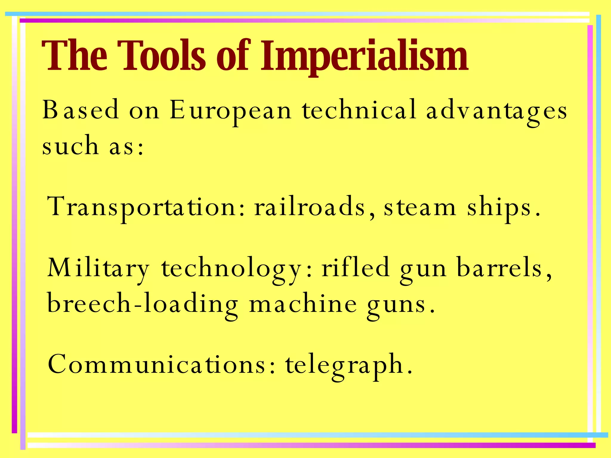 Imperialism | PPT
