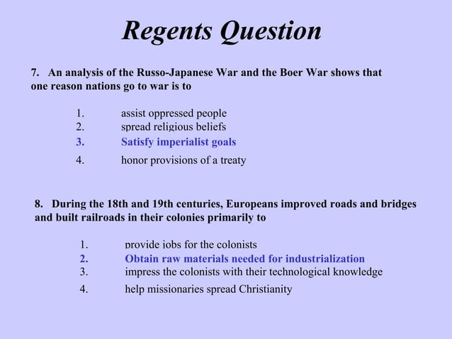 Imperialism Review PowerPoint | PPT
