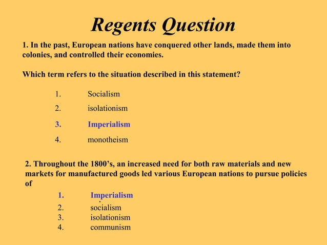 Imperialism Review PowerPoint | PPT