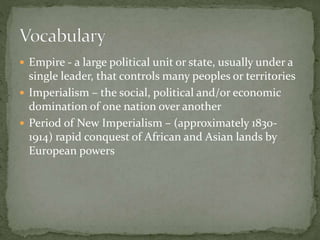 Imperialism in Africa | PPTX