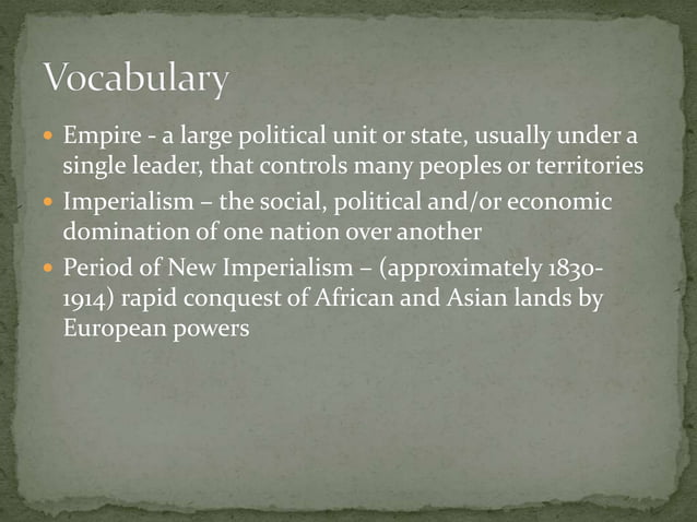 Imperialism in Africa | PPTX