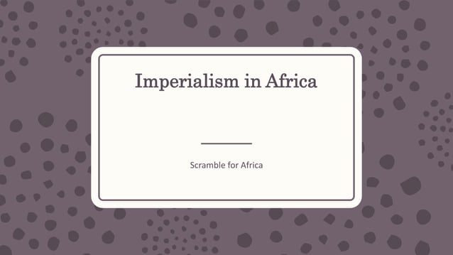 Imperialism | PPT