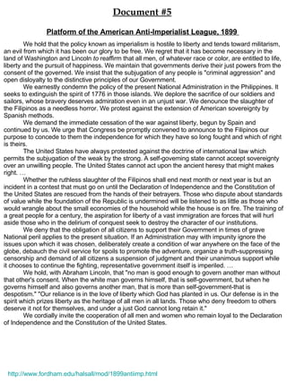 Imperialism Document Activity | PPT