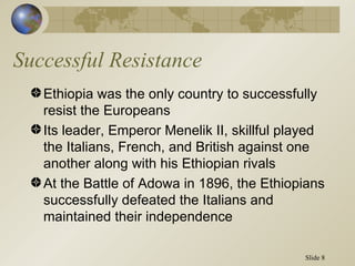 Imperialism: Domination and Resistance | PPT