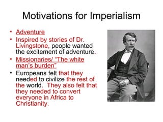 Imperialism scramble for africa | PPT