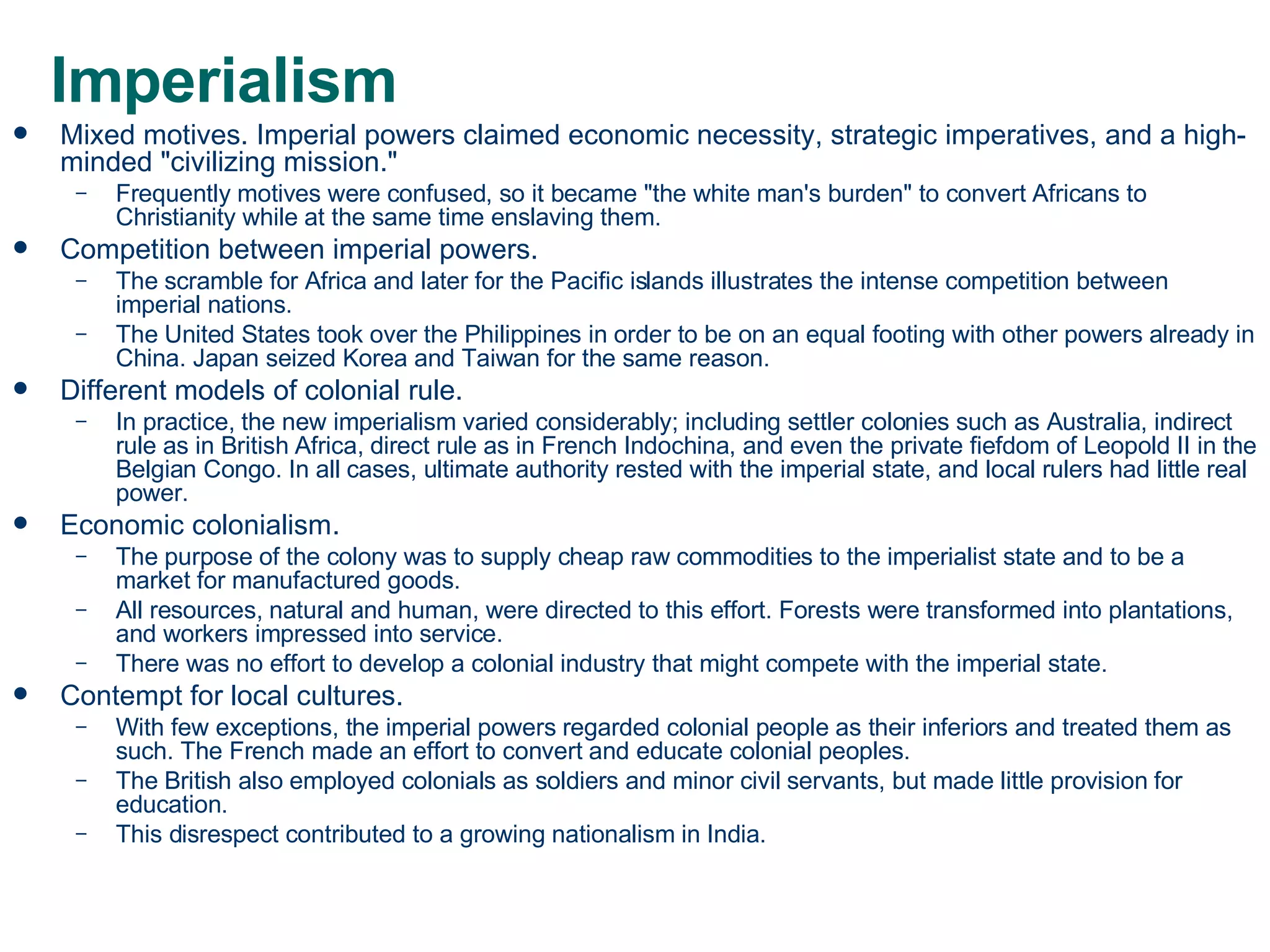 Imperialism | PPT