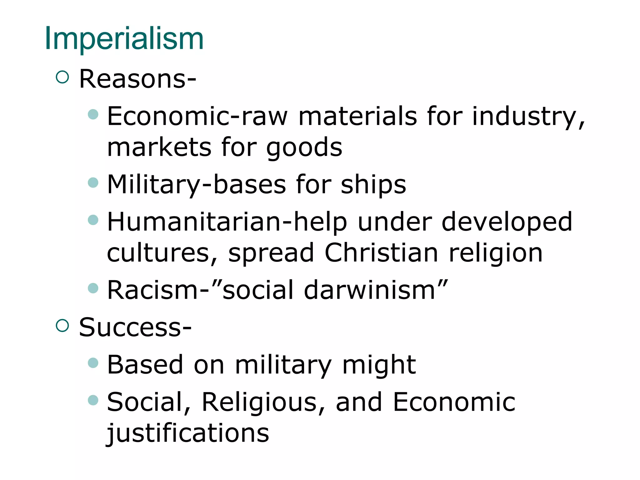 Imperialism | PPT