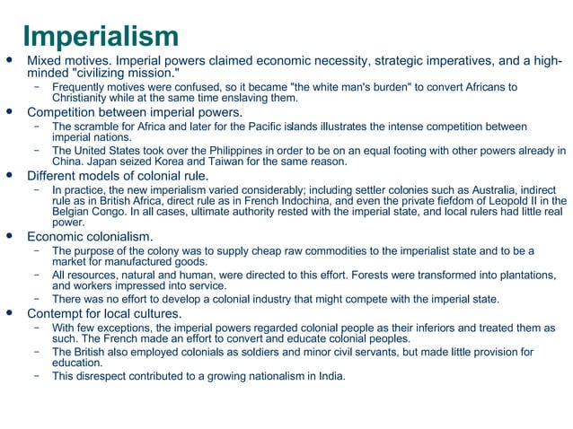 Imperialism | PPT | Africa Travel | Travel Locations