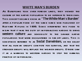 Causes of Imperilism | PPT