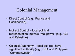 Imperialism and Decolonization | PPT