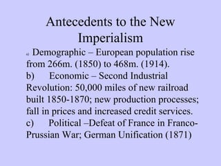 Imperialism and Decolonization | PPT