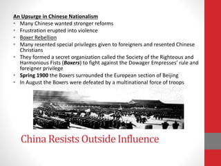 Imperialism and industrialization in japan and china | PPTX