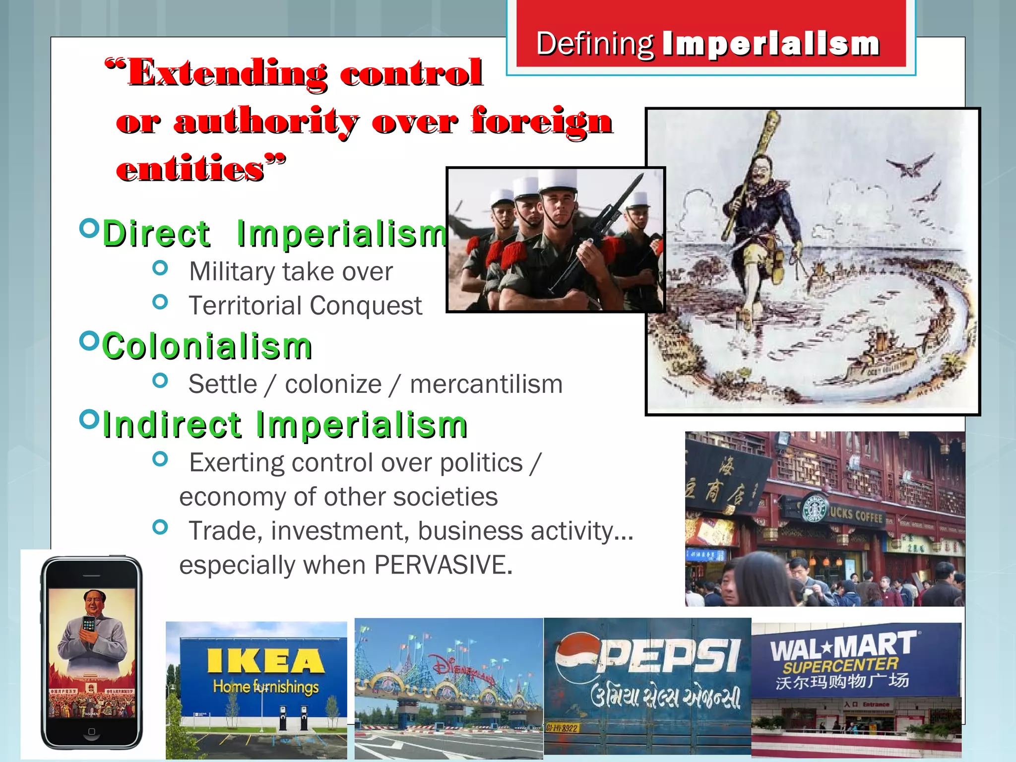 Imperialism definition, india, africa 2013 | PPT