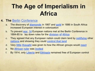 Imperialism in africa | PPTX