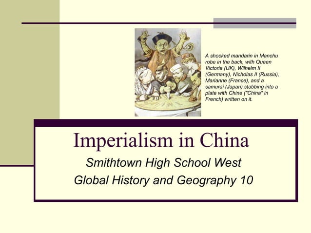 Imperialism in china | PPT