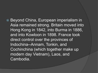 Imperialism in east asia | PPTX