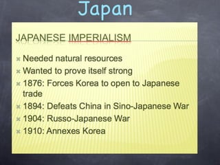 Imperialism Japan | KEY