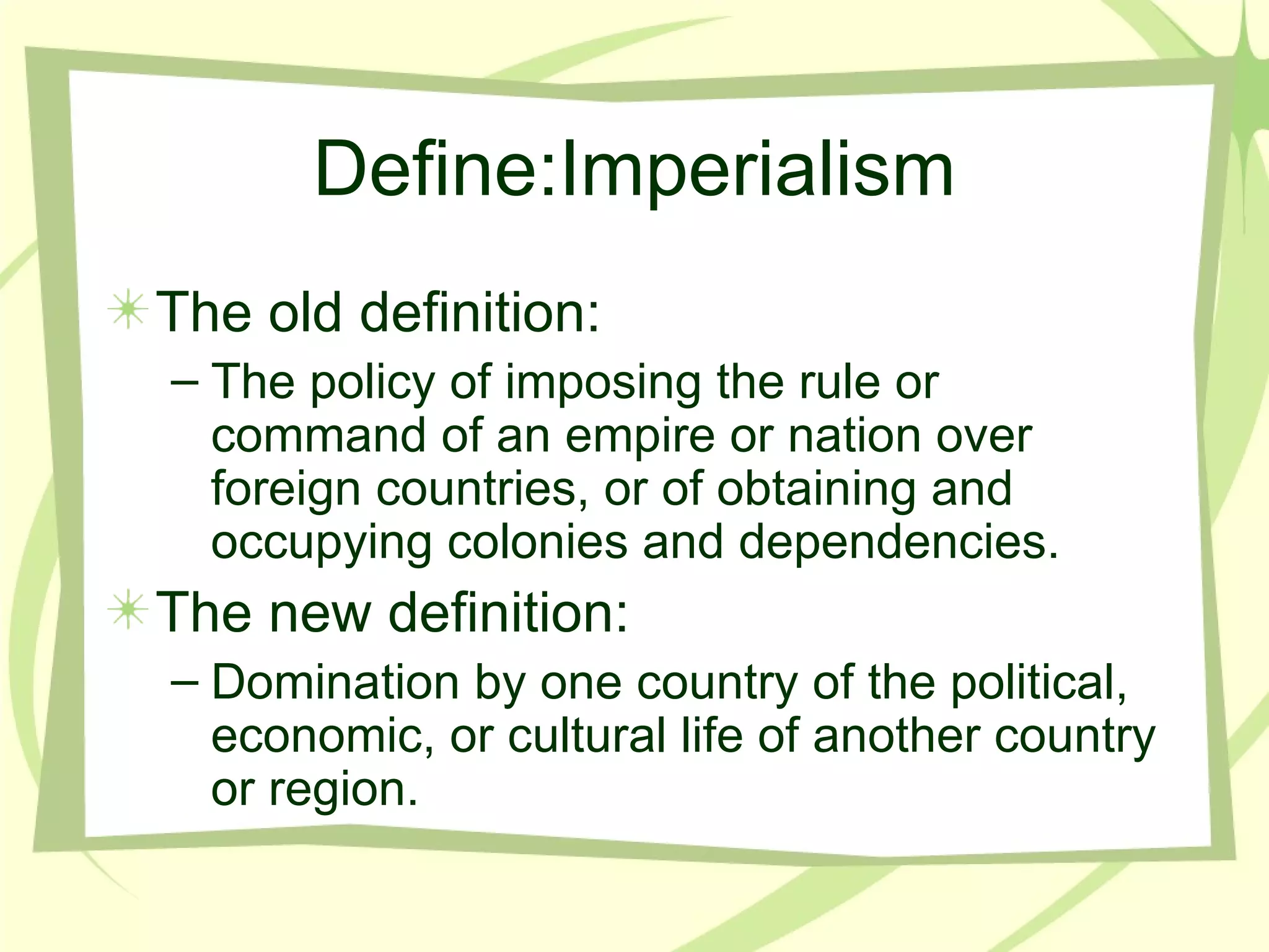 Imperialism middle east | PPT