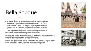 Imperialismo europeu segunda revolução industrial bela epoque | PPTX