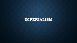 Imperialism och nationalism | PPTX