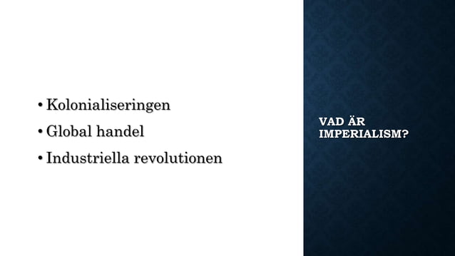 Imperialism och nationalism | PPT | Free Download