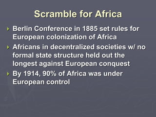 Imperialism second wave | PPTX