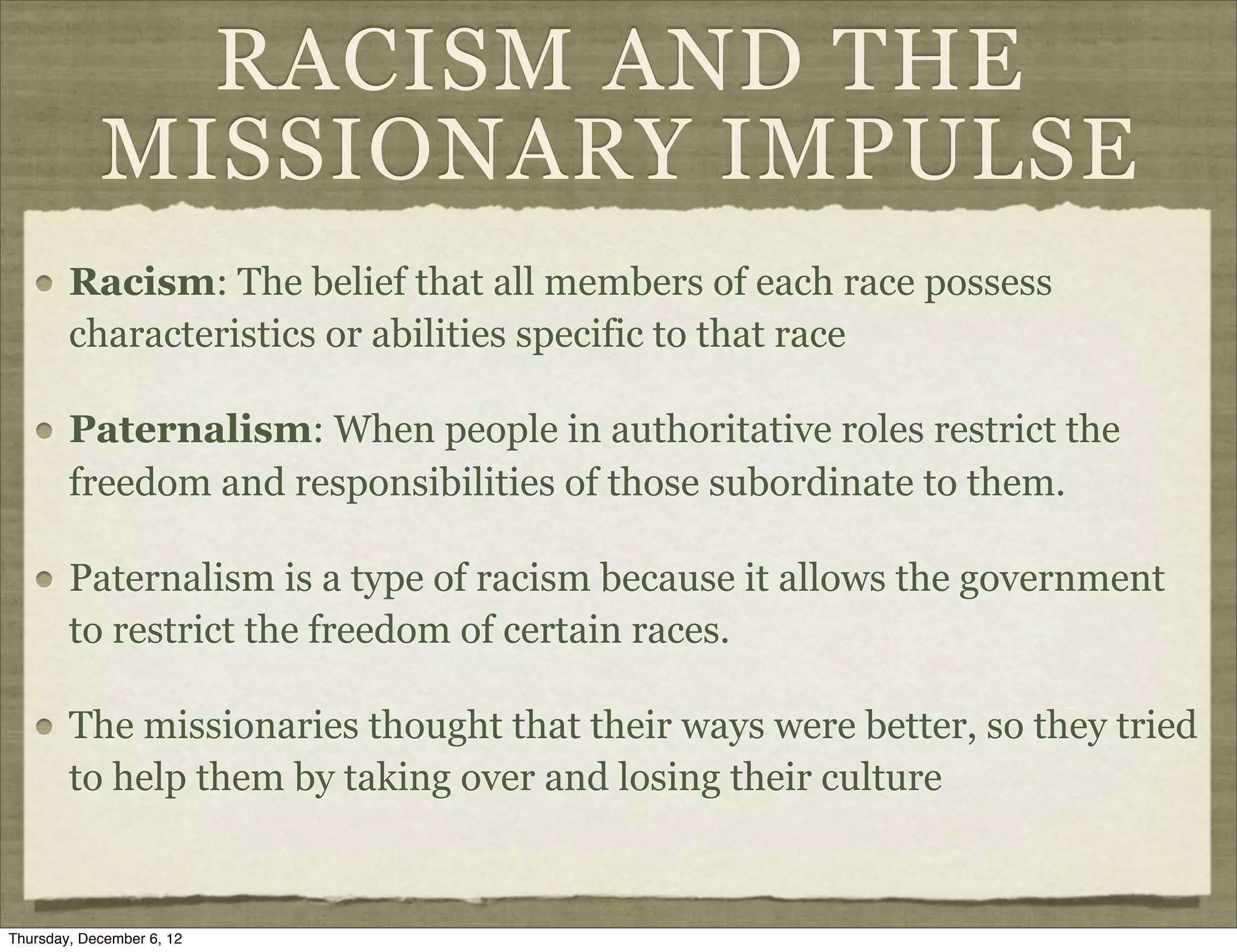 Imperialism vocab | PPT