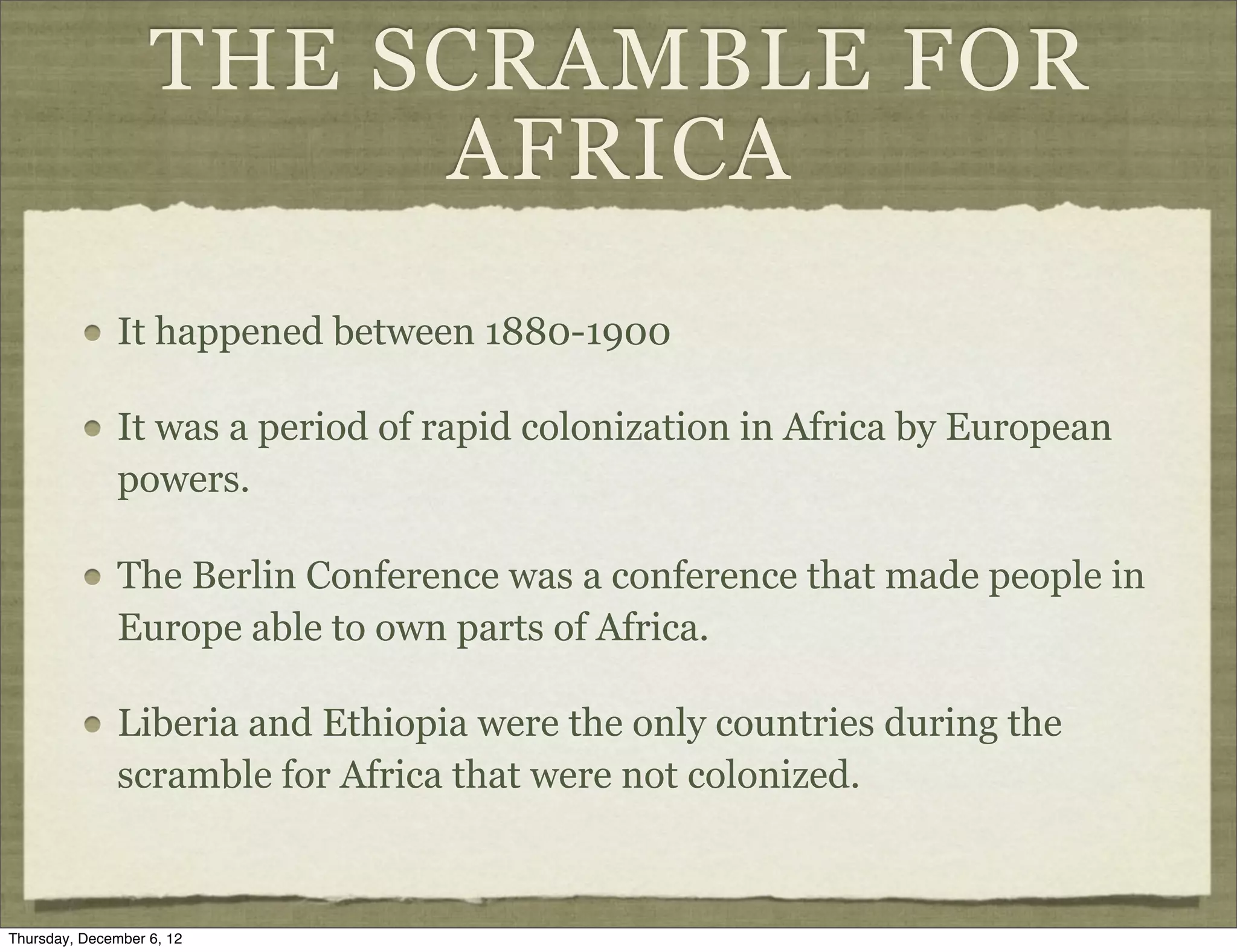 Imperialism vocab | PPT