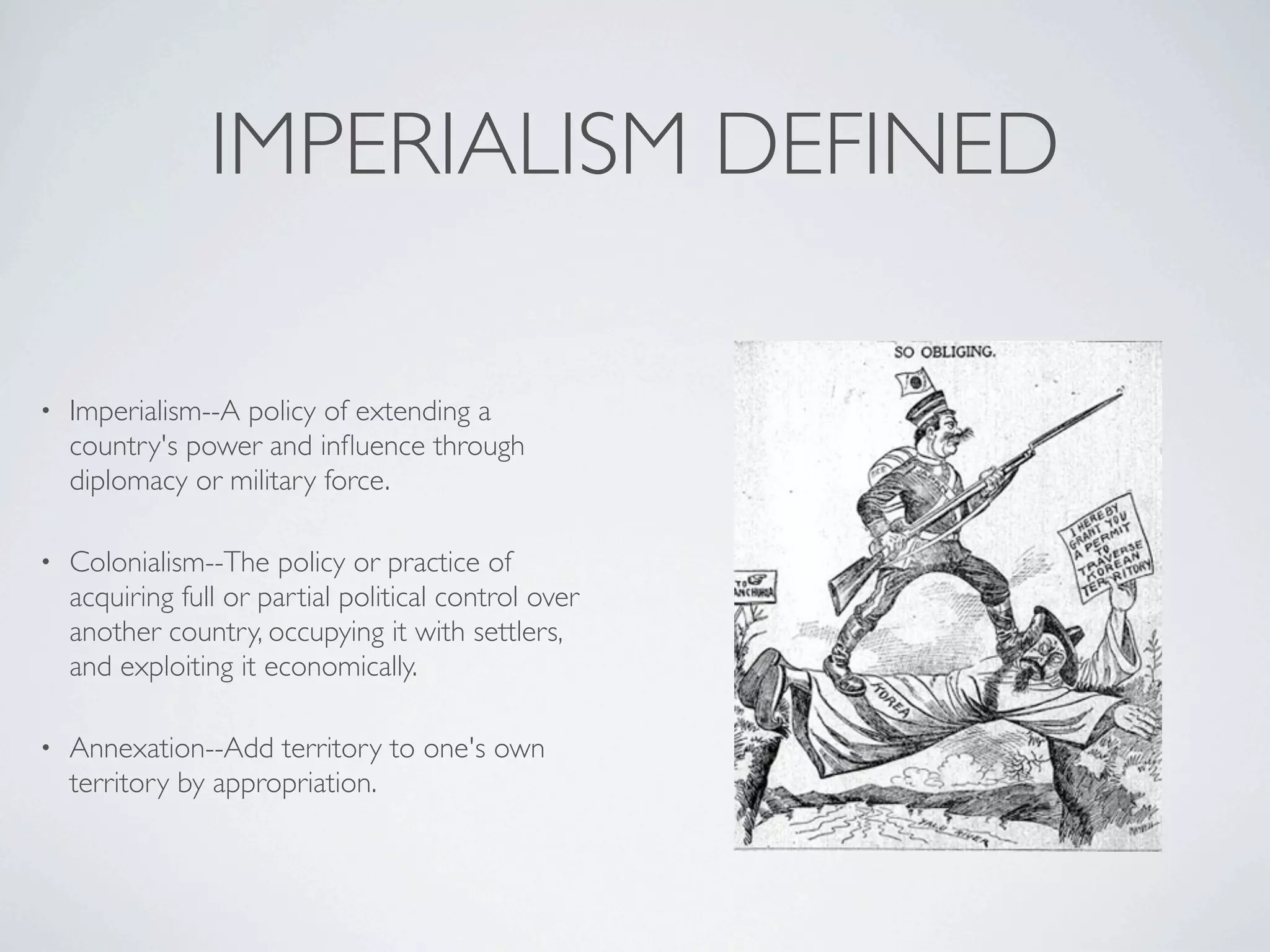 Imperialism vocabulary | PPT