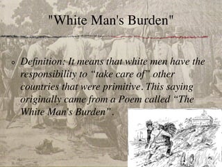 Imperialism | KEY | Debated Sensitive Social Issues | Sensitive Topics
