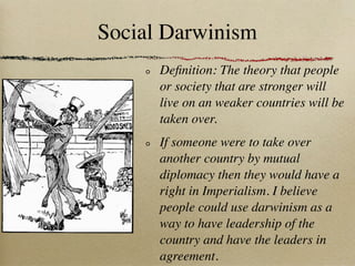 Social Darwinism Imperialism