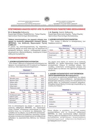 Φίλτρα Νερού | https://gr.camelotwater.com/ | PDF