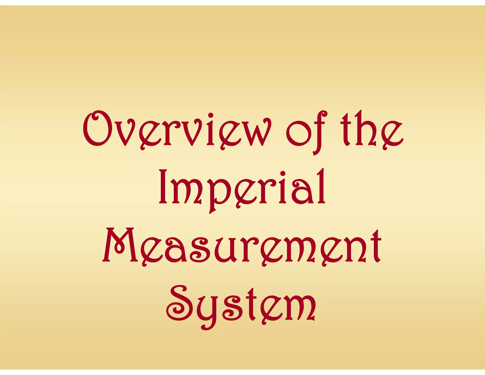 Imperial system | PDF