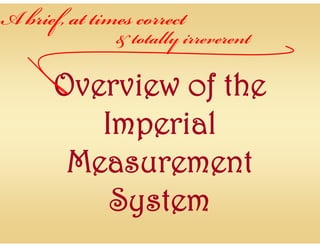 Imperial system | PDF