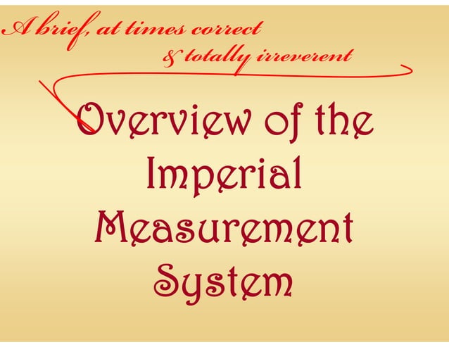 Imperial system | PDF