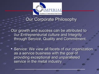 Imperial trading corporation presentation updated 270212 | PPS