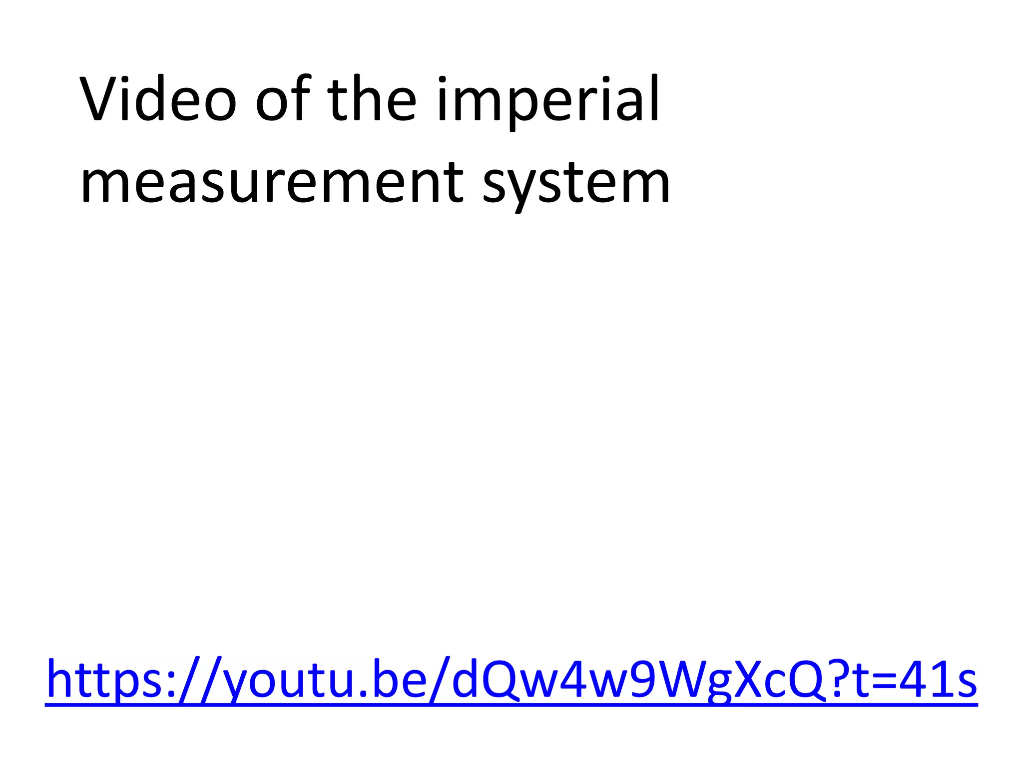 Imperial vs metric | PPTX | Physics | Science
