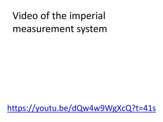 Imperial vs metric | PPTX | Physics | Science