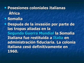 Imperio Italiano | PPT