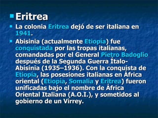 Imperio Italiano | PPT