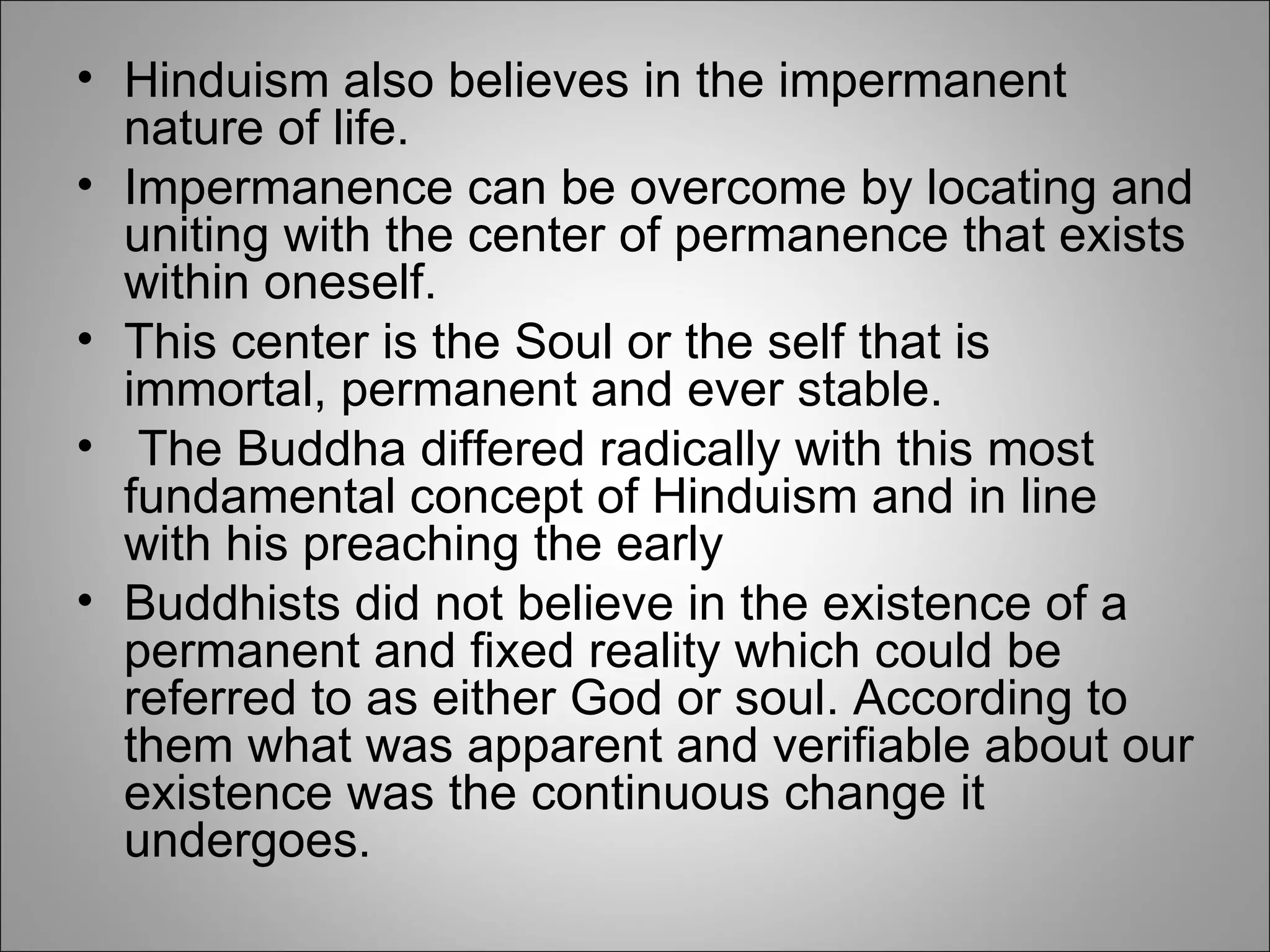 Impermanence and mindfulness | PPT