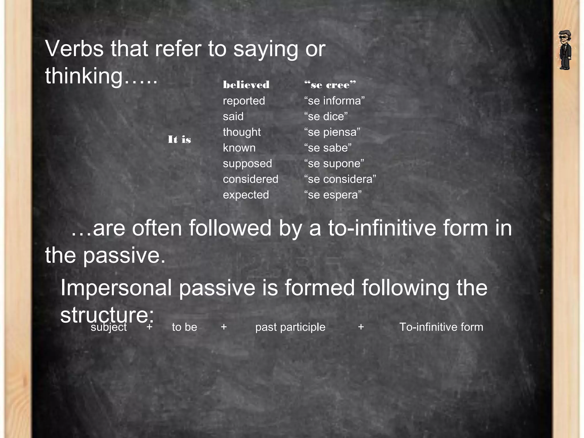 Impersonal constructions (it_is_said | PPT