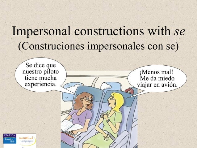 Impersonal constructions with se | PPT