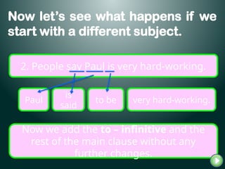 impersonal passive esl.pptx and grammar language | PPTX
