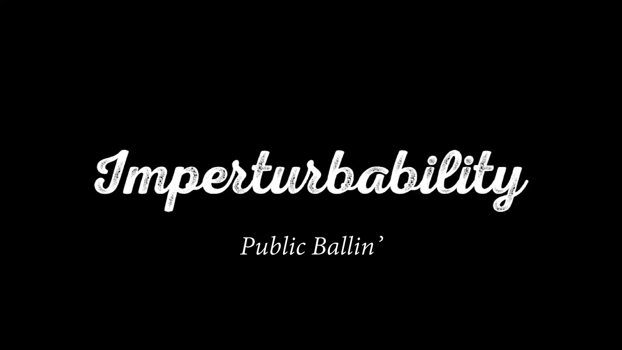 Imperturbability | PPT