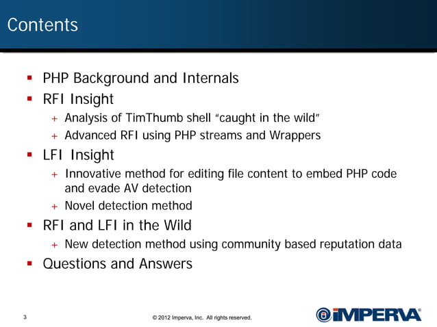 How to Prevent RFI and LFI Attacks | PPT