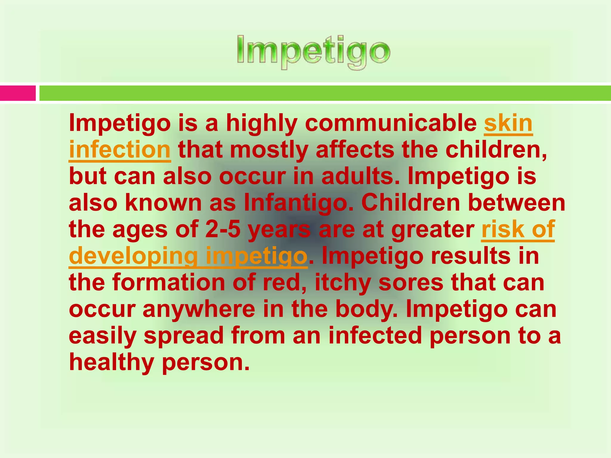 Impetigo | PPTX