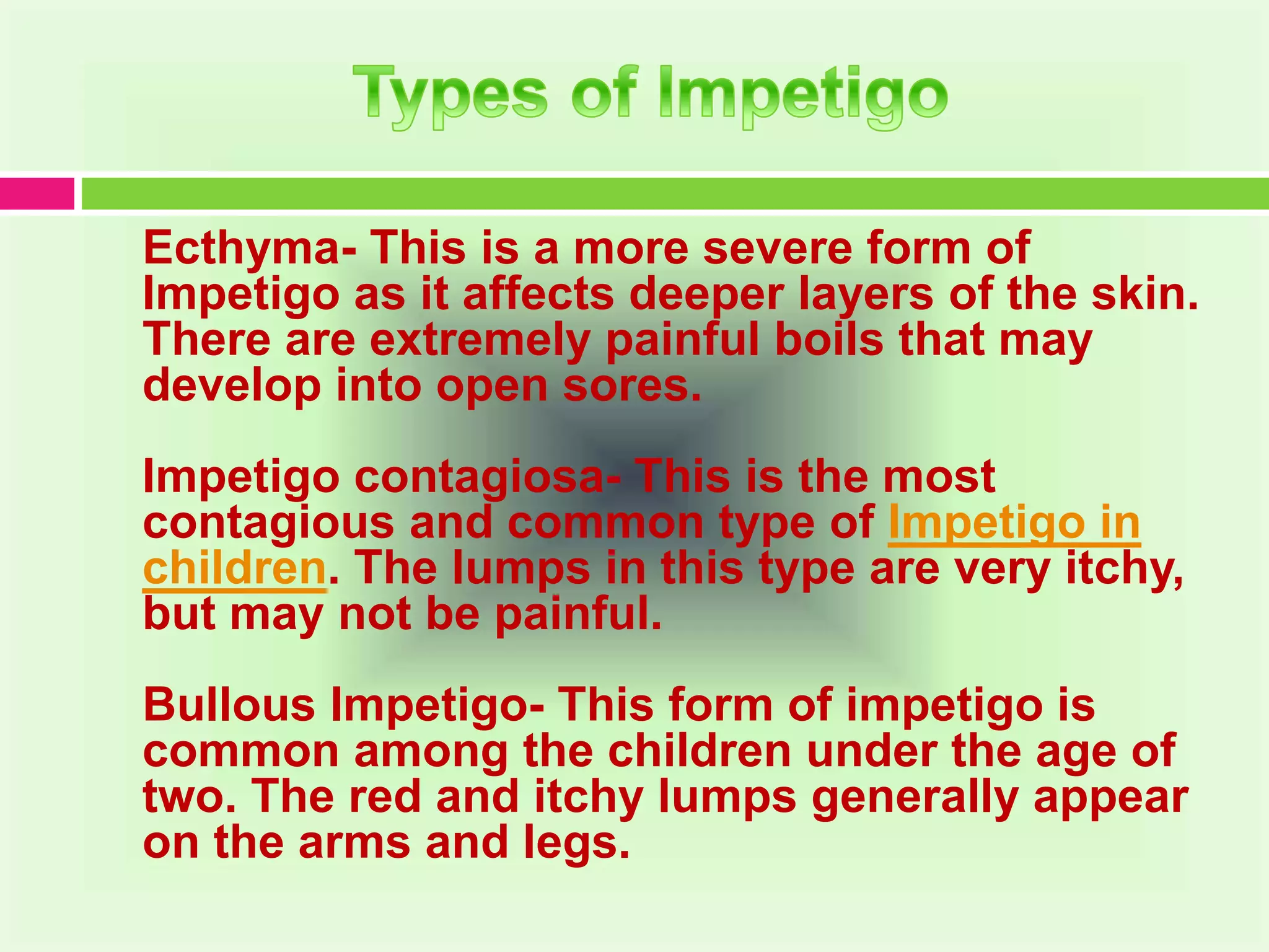 Impetigo | PPTX
