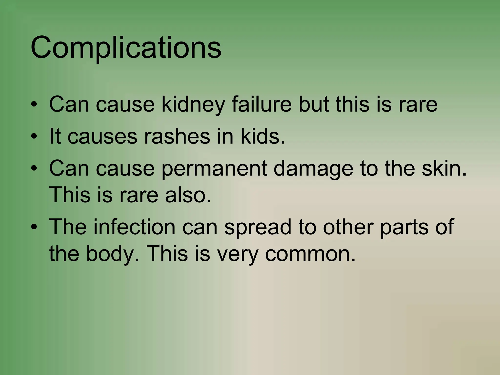 Impetigo lecture for undergraduate students | PPTX